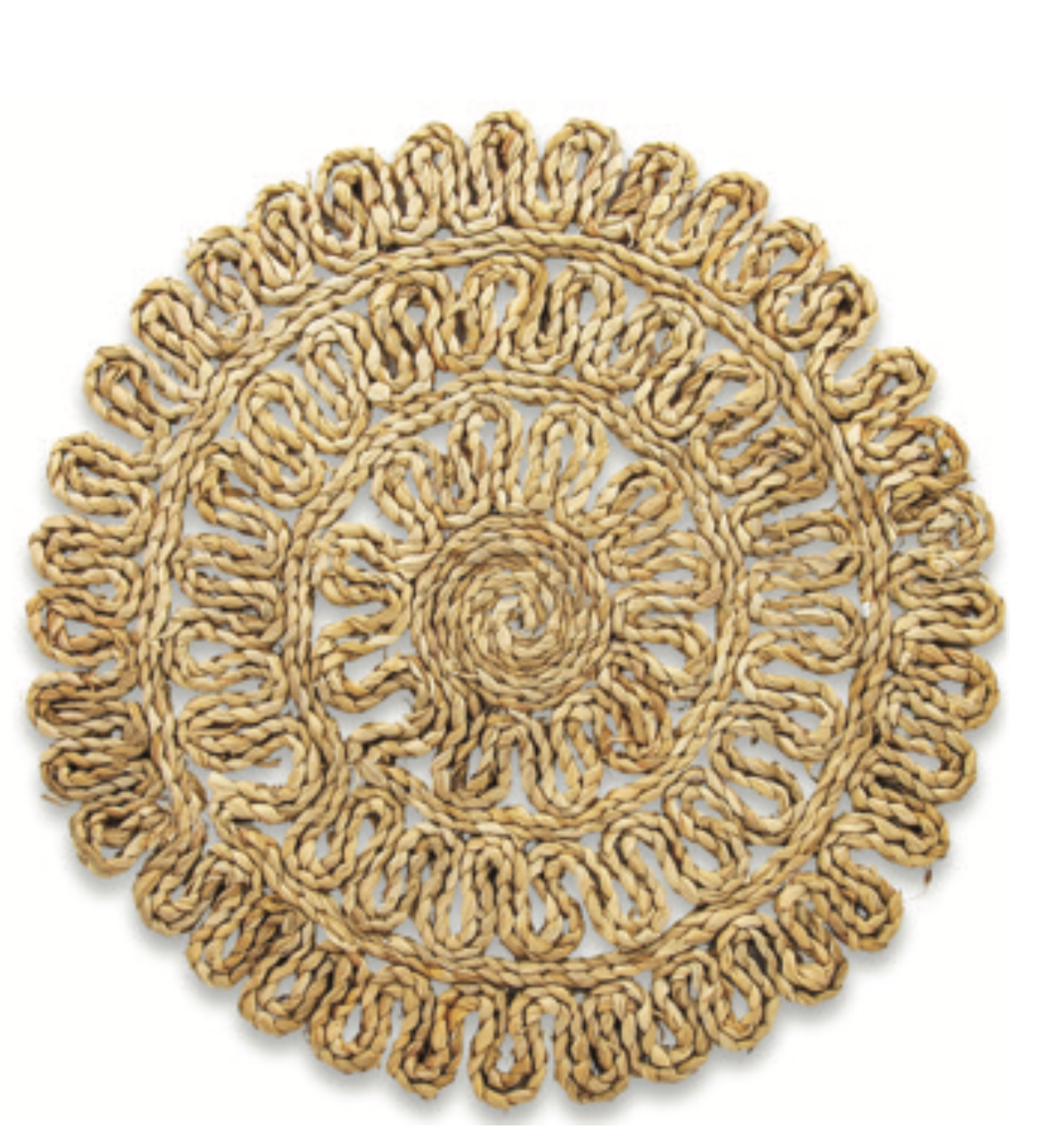 Boho Natural Charger Plate