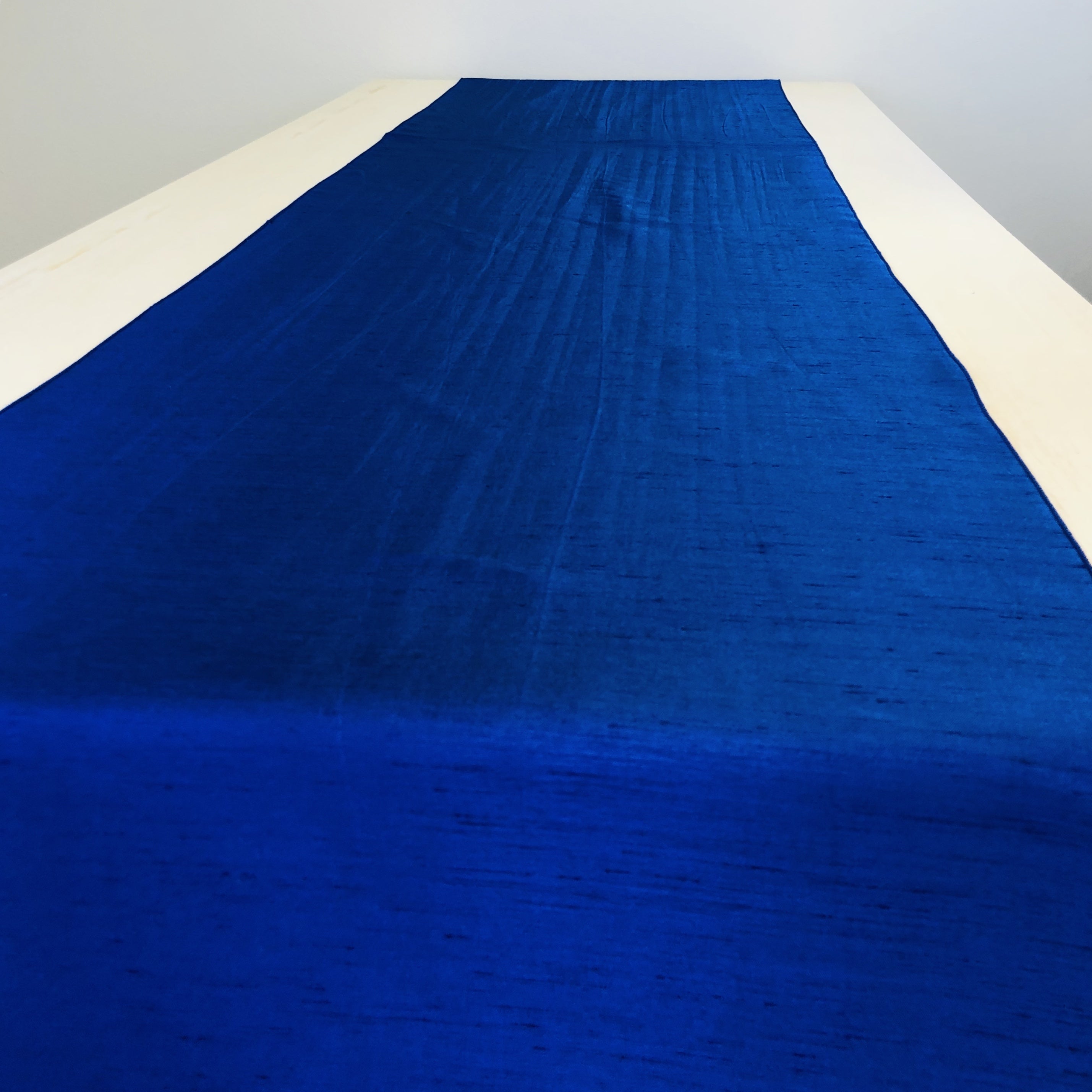 Dupioni Royal Blue Runner